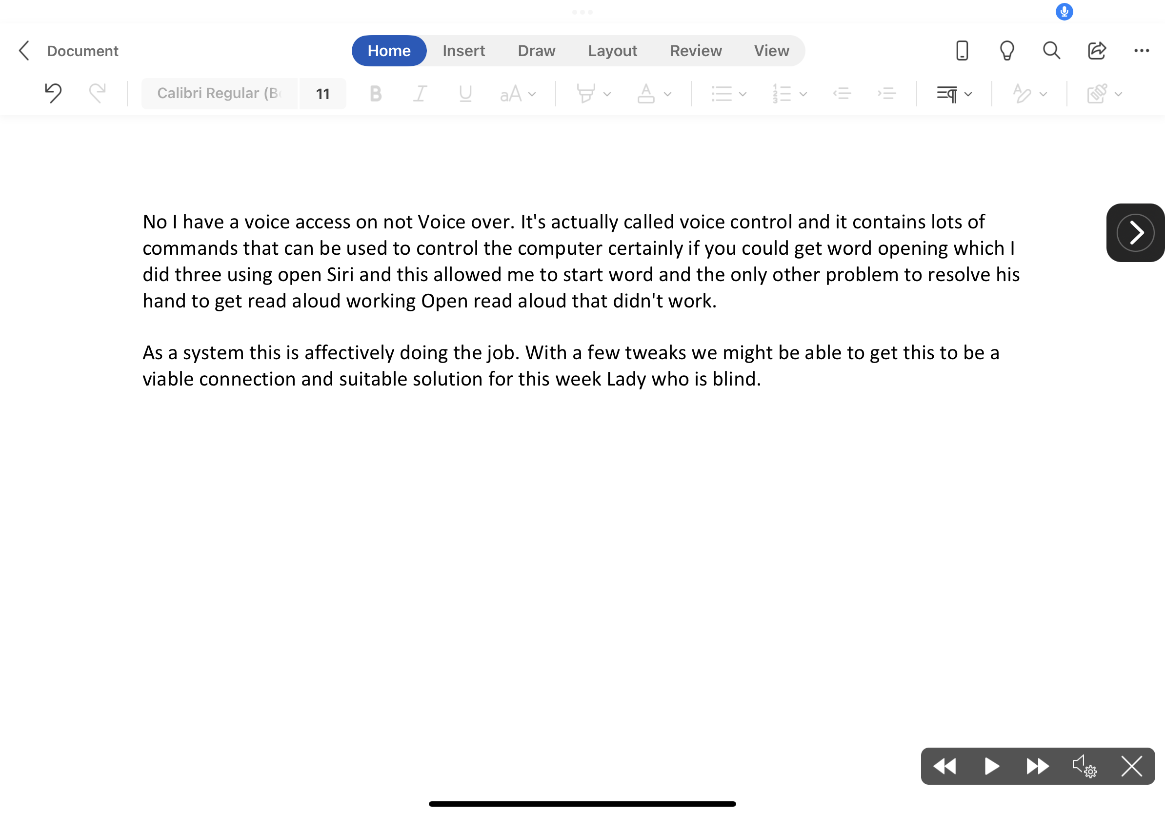 Using Voice Control with Microsoft Word – AccessAbility Solutions